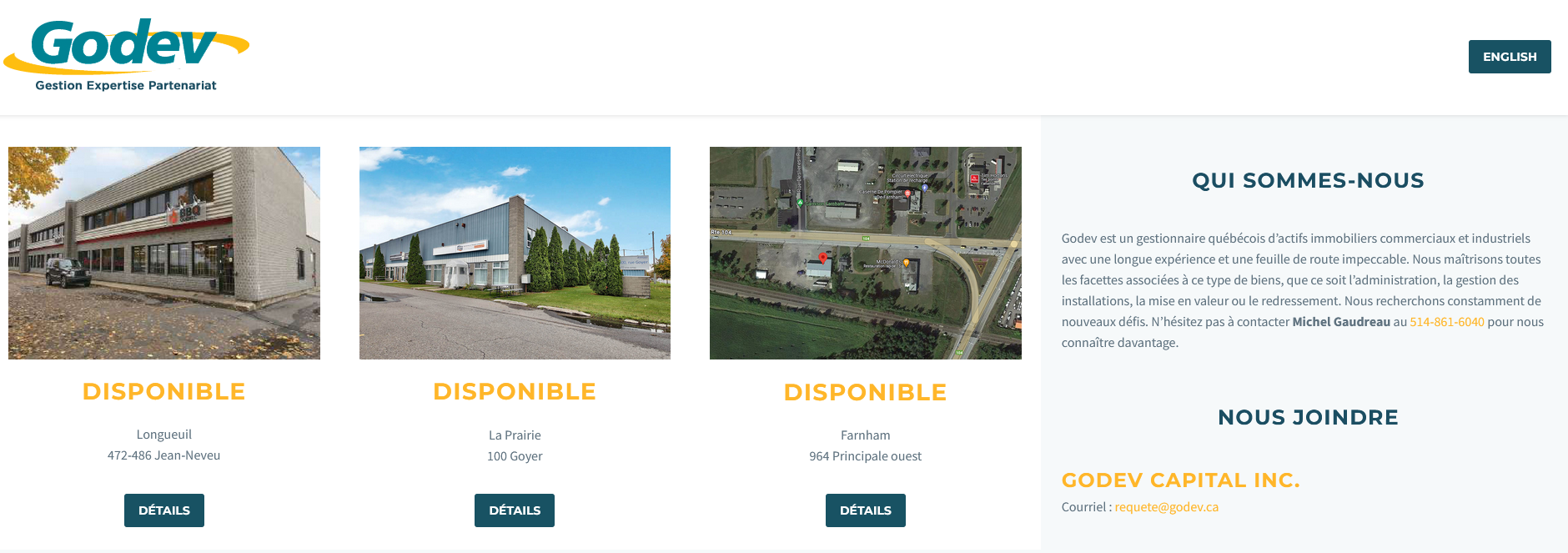 Godev Capital Inc. - Gestion Expertise Partenariat